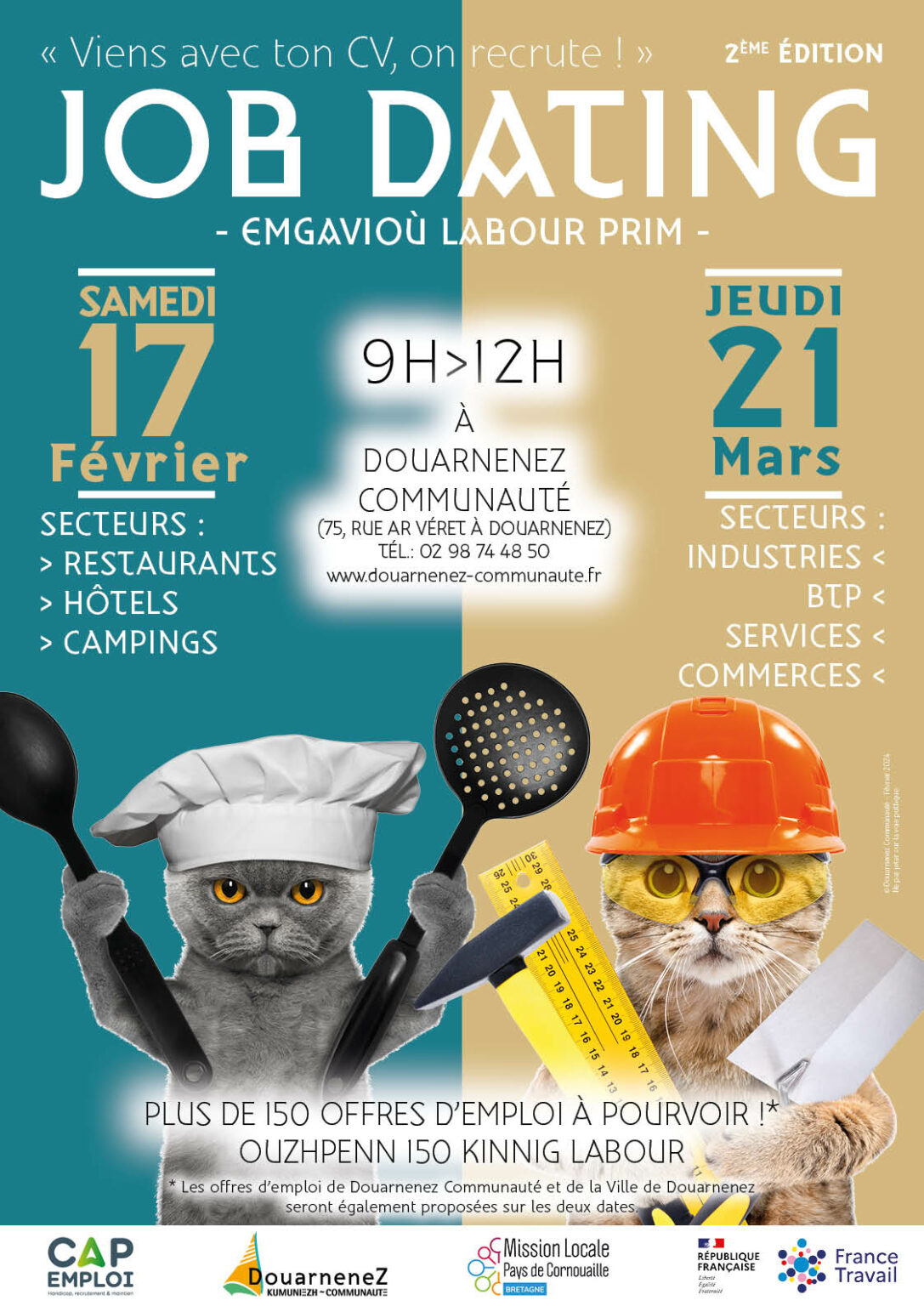 Job dating : les 17 février et 21 mars, « Viens avec ton CV, on recrute ...